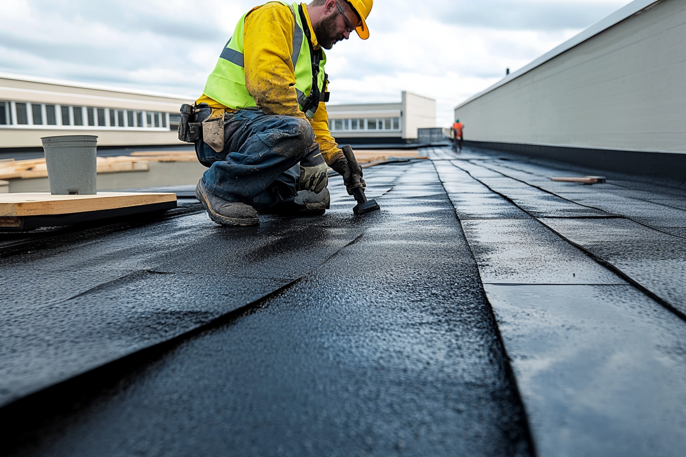 Bitumen Flat Roof Repair Techniques and Tips - AC INC. Roofing